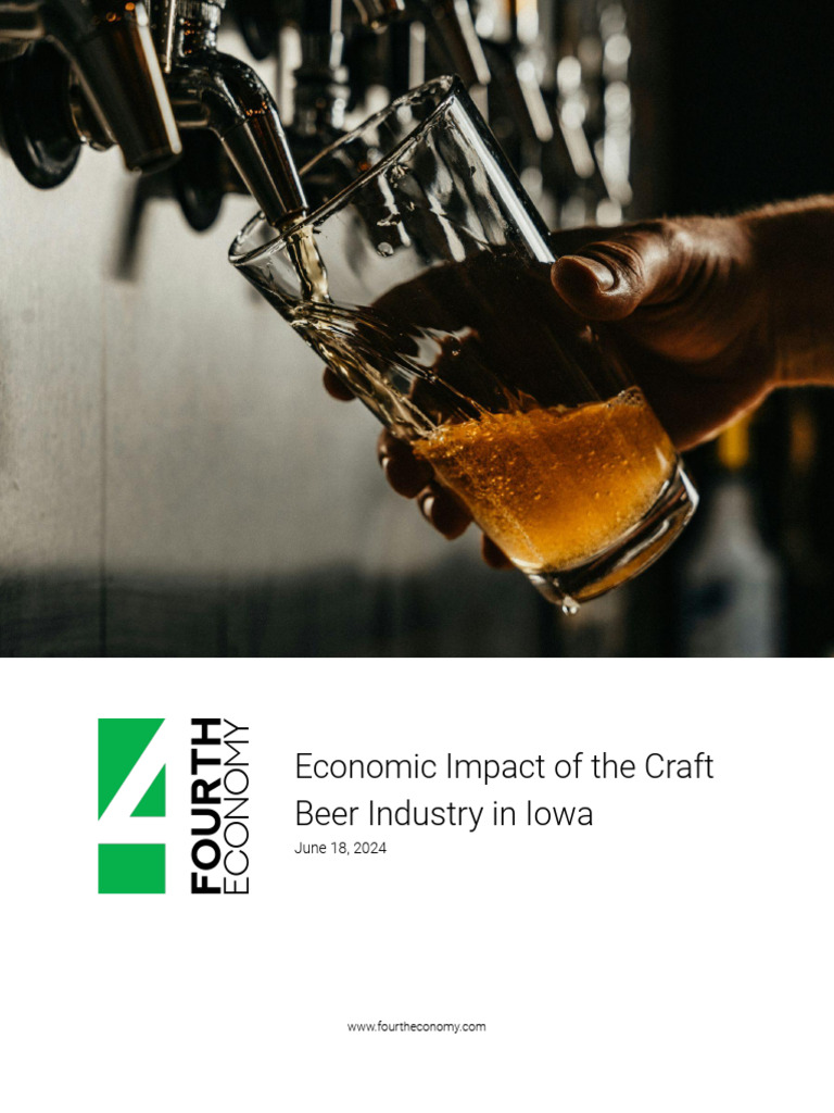 Iowa Beer Economic Impact Report | PDF | Beer | Brewery