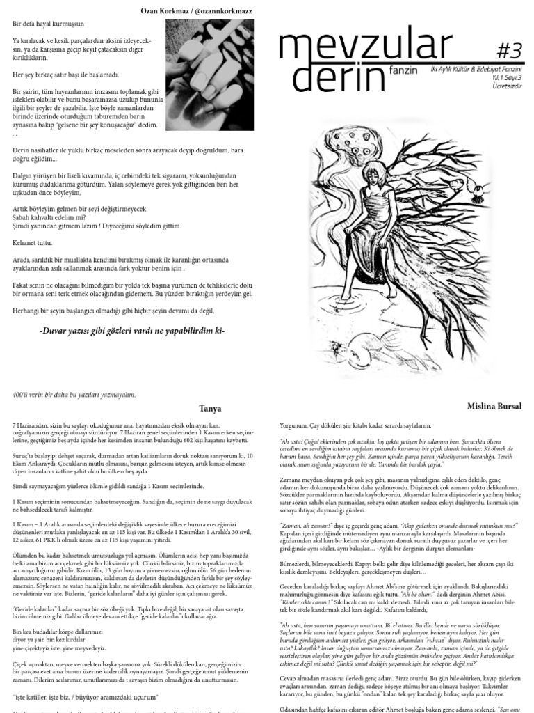 Mevzular Derin Fanzin Sayı 3 | PDF