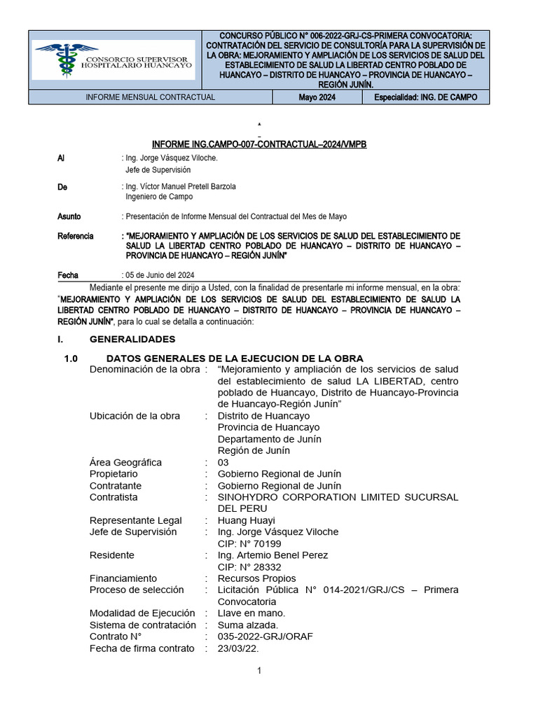 007.inf - Men Contractual Ing Campo Mayo | PDF | Medicina | Medicina CLINICA