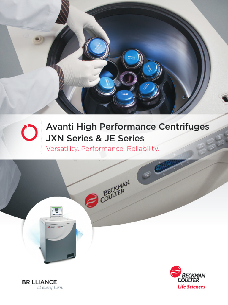 Avanti JXN Series Centrifuges Overview | PDF | Centrifuge | Centrifugation