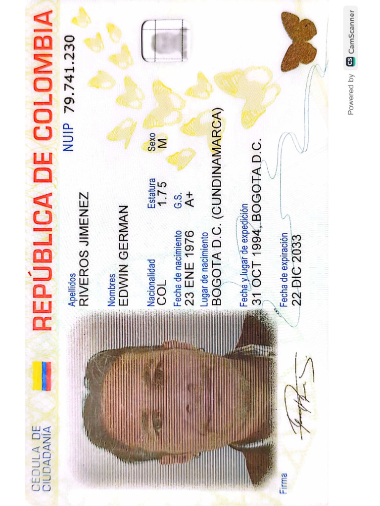 cedula Edwin 2024 | PDF