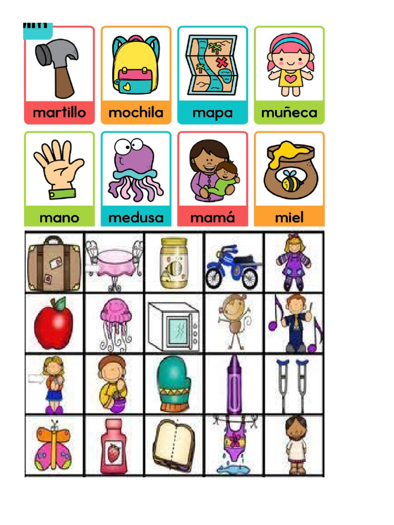 IMAGENES CLASIFICACION MA-ME-MI-MO-MU | PDF