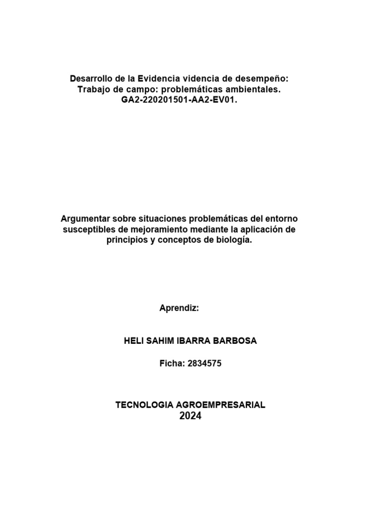 Ga2 220201501 Aa2 Ev01 | PDF | Residuos | Entorno natural