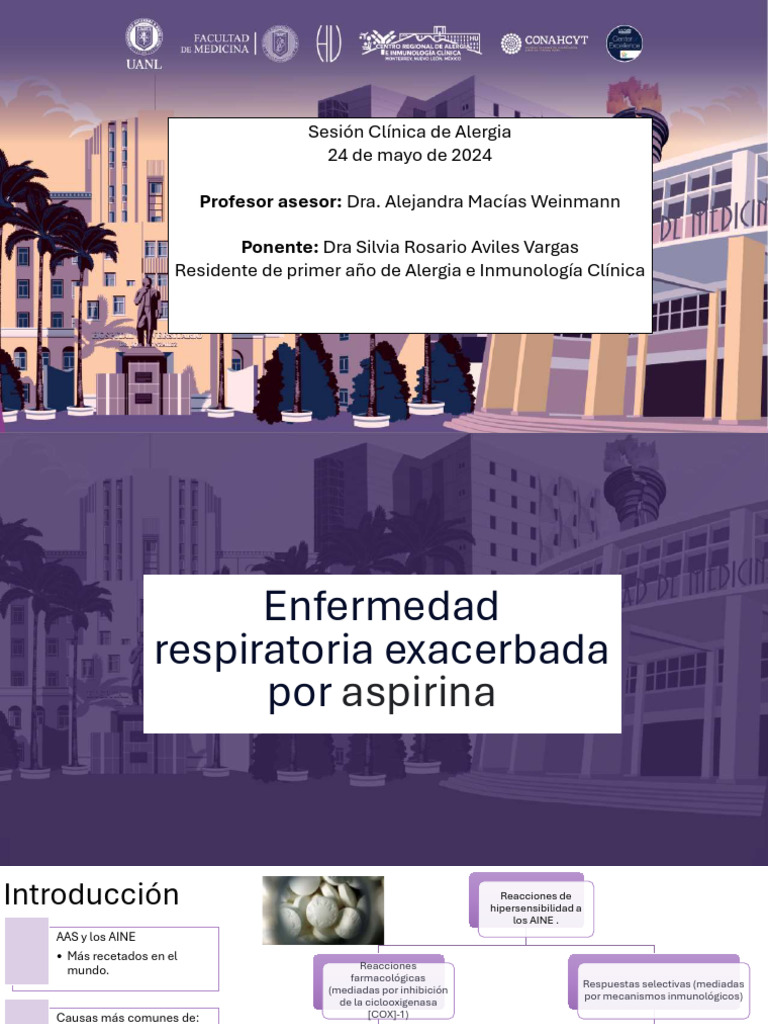 Enfermedad respiratoria exacerbada por aspirina 2024 | PDF | Droga anti ...