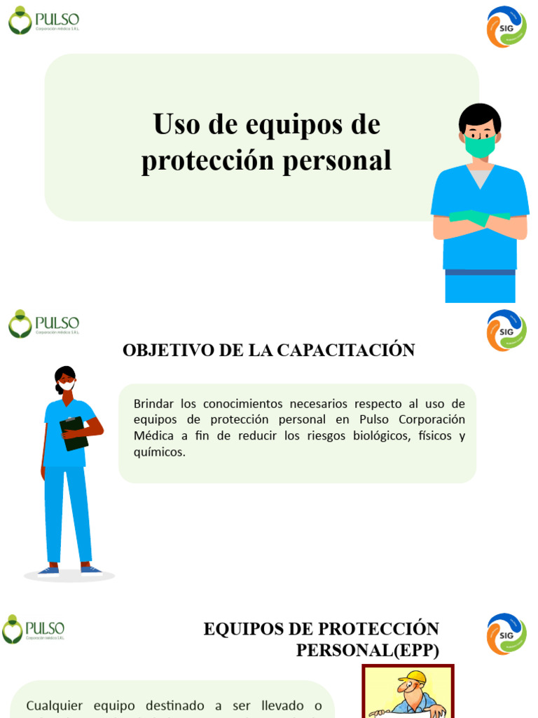 CAPACITACION_DE_USO_DE_EQUIPOS_DE_PROTECCION_PERSONAL | Descargar gratis PDF | Equipo de ...