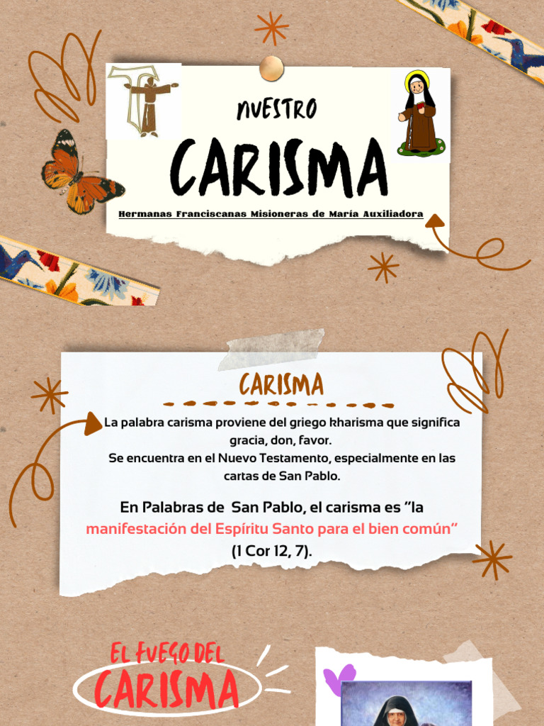 Nuestro Carisma | PDF | Carisma | Cristo (título)