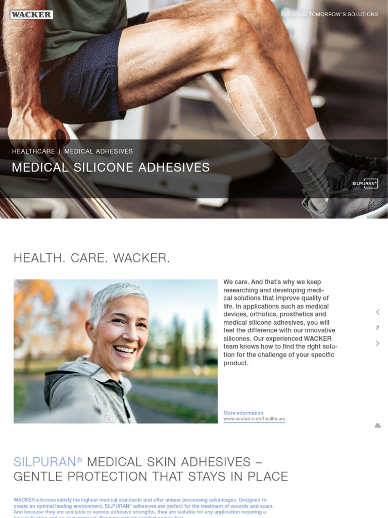 Wacker Medical Silicones | PDF | Wound | Silicone