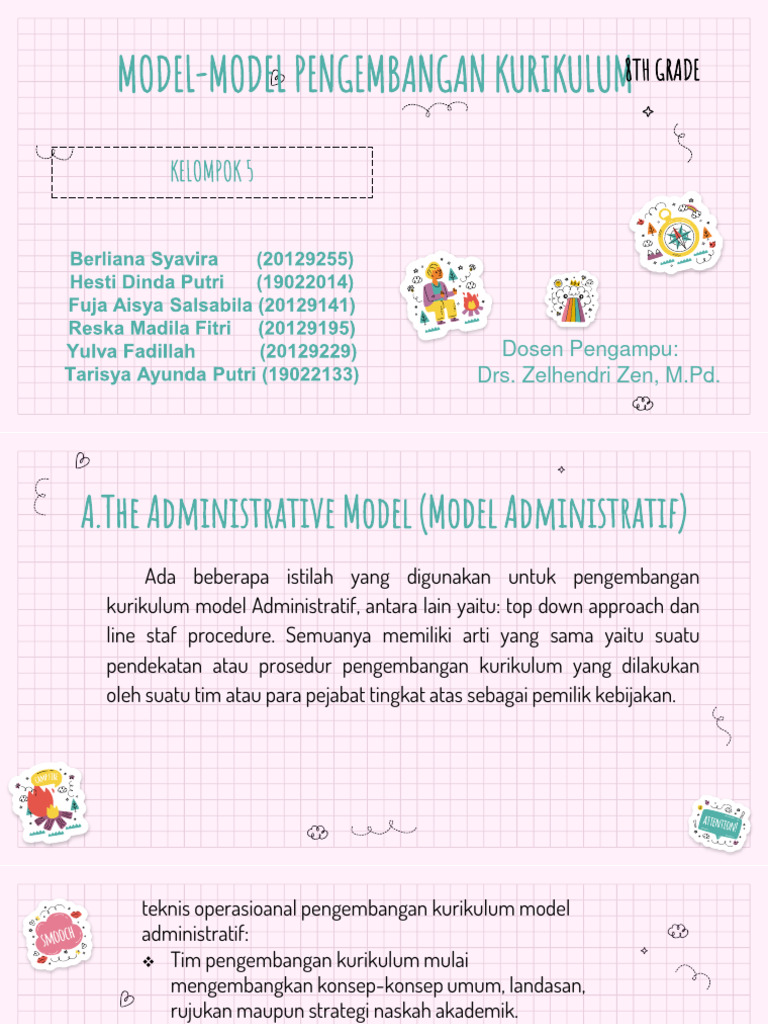 Model Pengembangan Kurikulum 8th Grade | PDF | Karier & Perkembangan