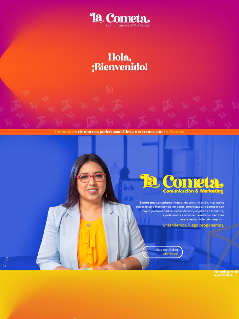 Presentación_LA COMETA PERÚ | Descargar gratis PDF | Marketing | Publicidad