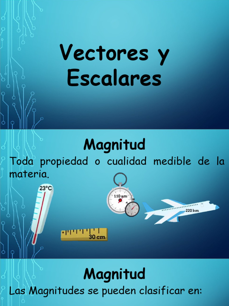 5 Vectores y Escalares | PDF | Vector Euclidiano | Sistema de ...