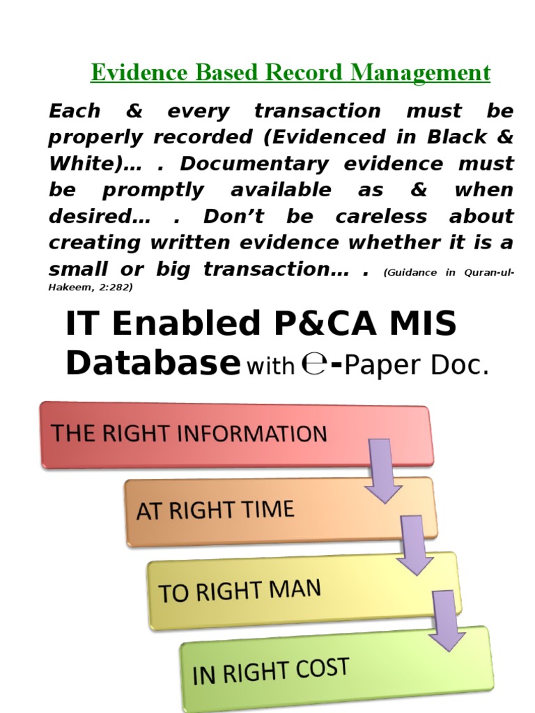 Evidence-Based Transaction Management | PDF | Religion & Spirituality