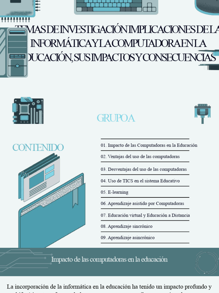 Presentación Diapositivas Informática y Tecnología Ilustrado Moderno ...