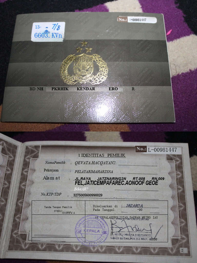 Mengenal BPKB | PDF