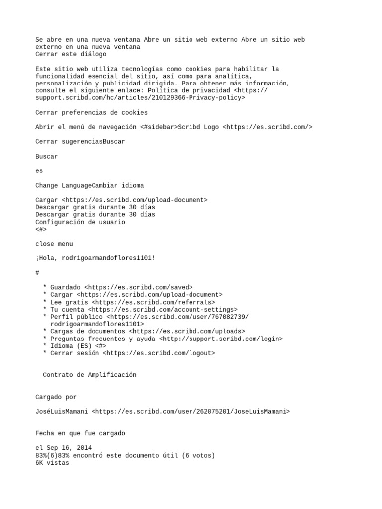 Contrato de Amplificación - PDF 2 | PDF | Cookie HTTP | Scribd
