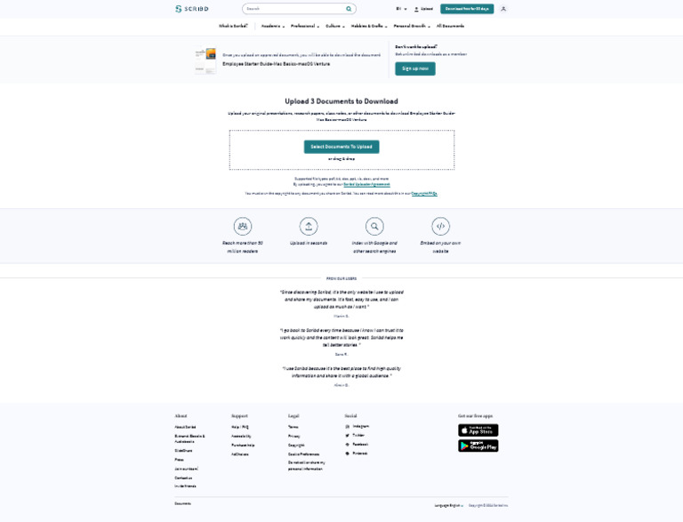 Scribd | PDF | Scribd | World Wide Web