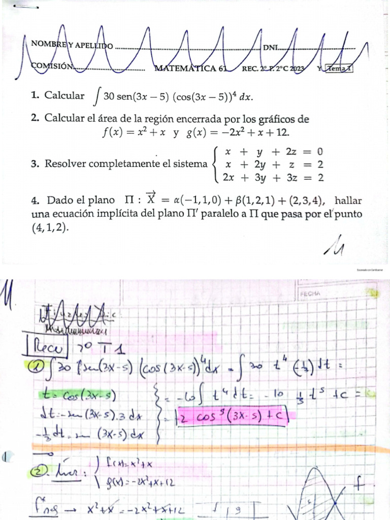Segundos Parciales Resueltos Para Practicar Pdf