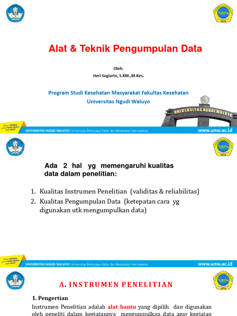 Alat Dan Teknik Pengumpulan Data Rev | PDF | Komputer