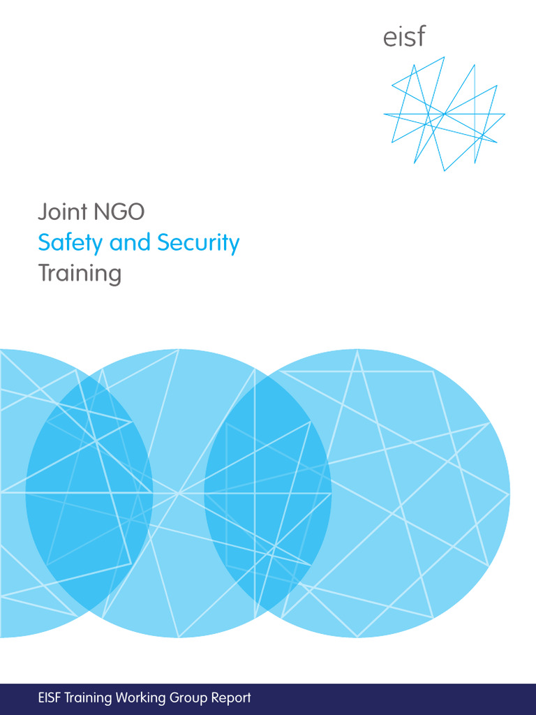 Joint NGO Safety Security Training 2 | PDF | Non Governmental ...