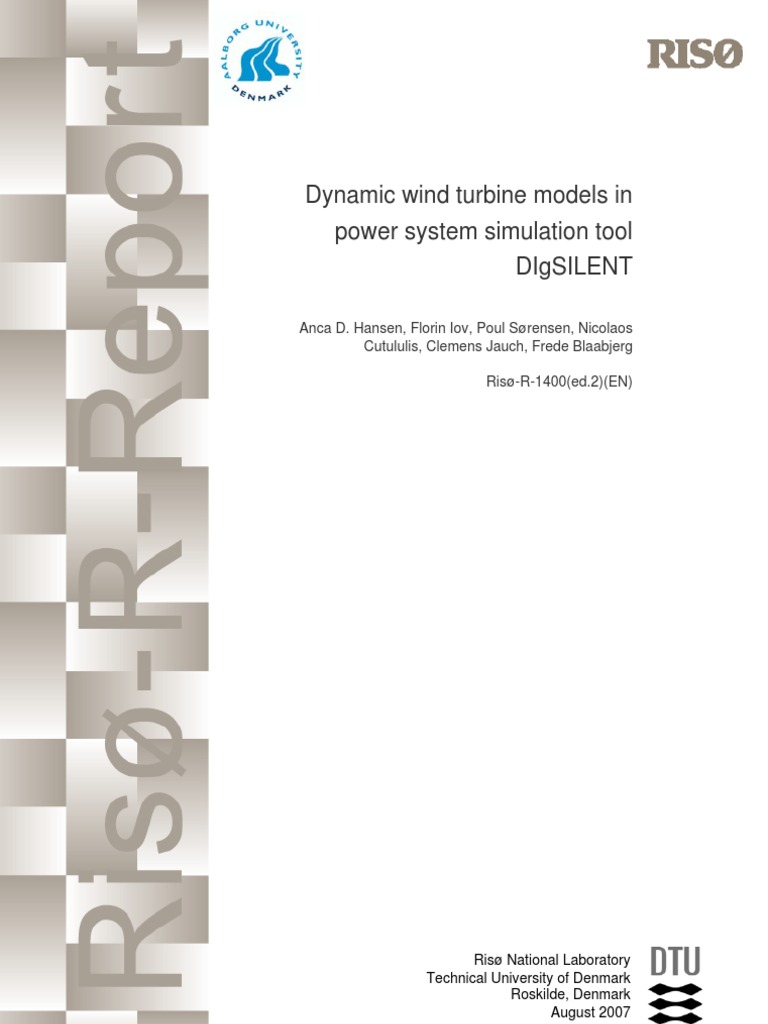 Power Factory Manual | PDF | Wind Power | Power Electronics