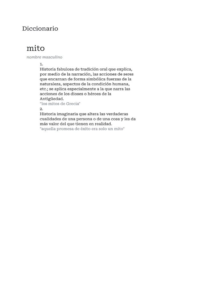 Mito | PDF