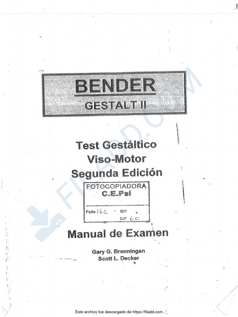 Manual Bender Ii | PDF