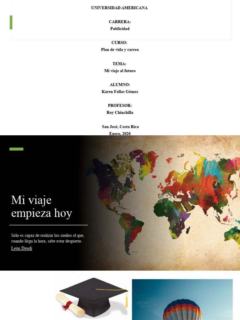 Mi Viaje en El Futuro | PDF | Ciencias sociales | Estudios de idiomas ...