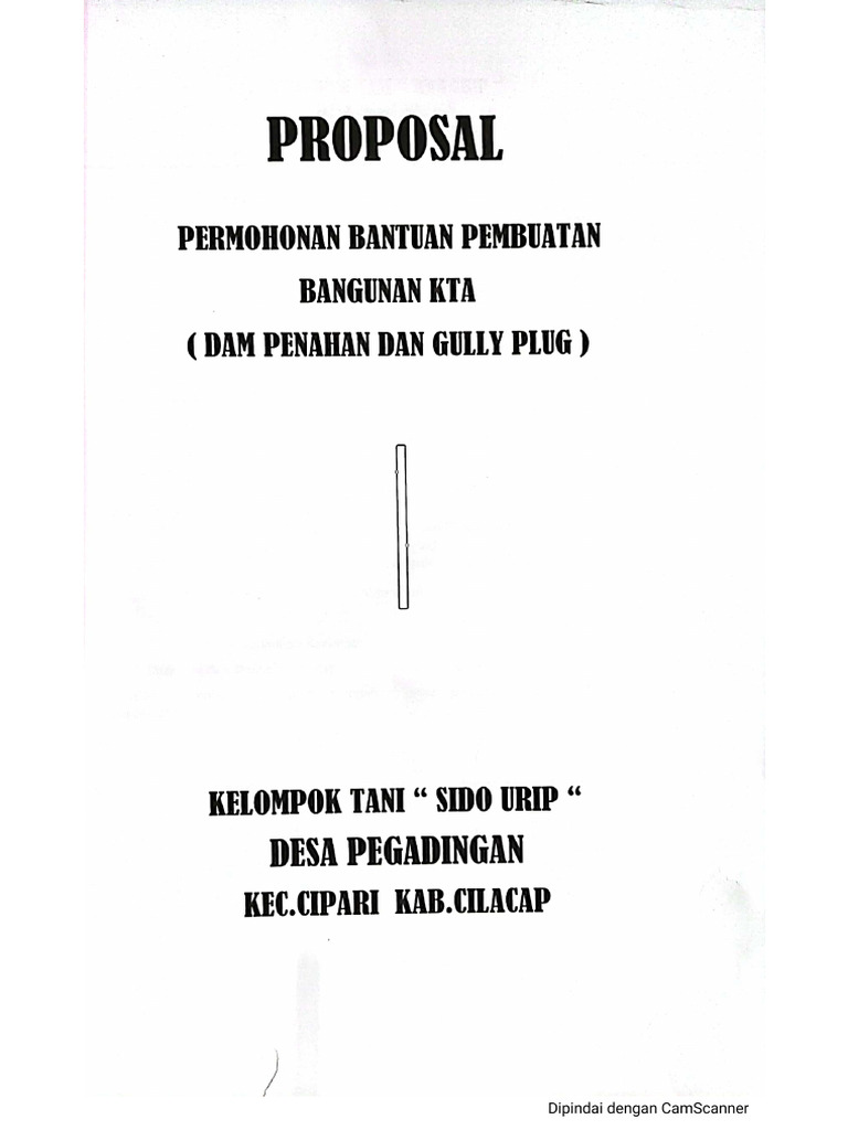Contoh Proposal KTA | PDF