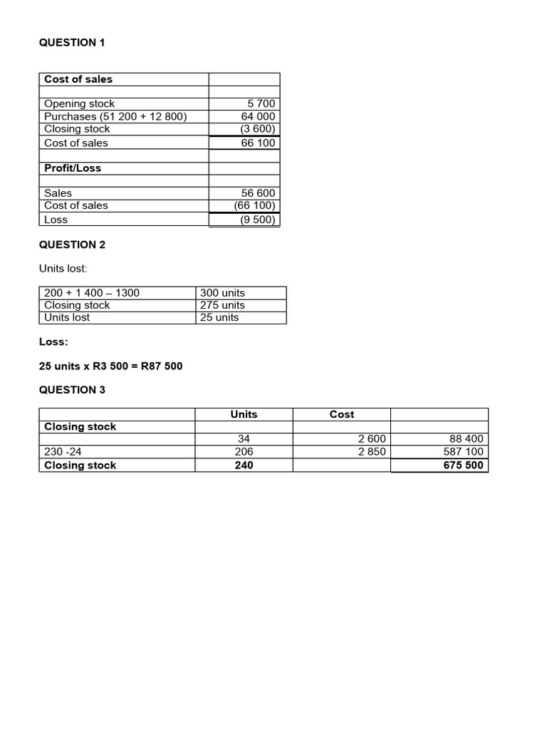 10 Stock Evaluation 2023 Memo | PDF