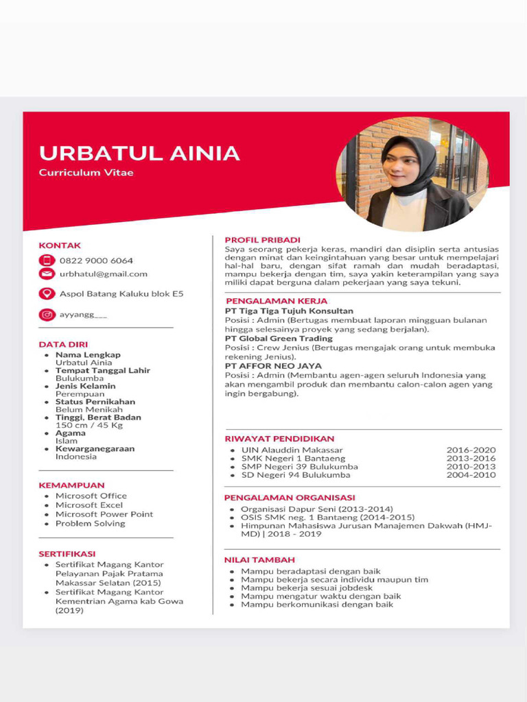 CV Terbaru | PDF