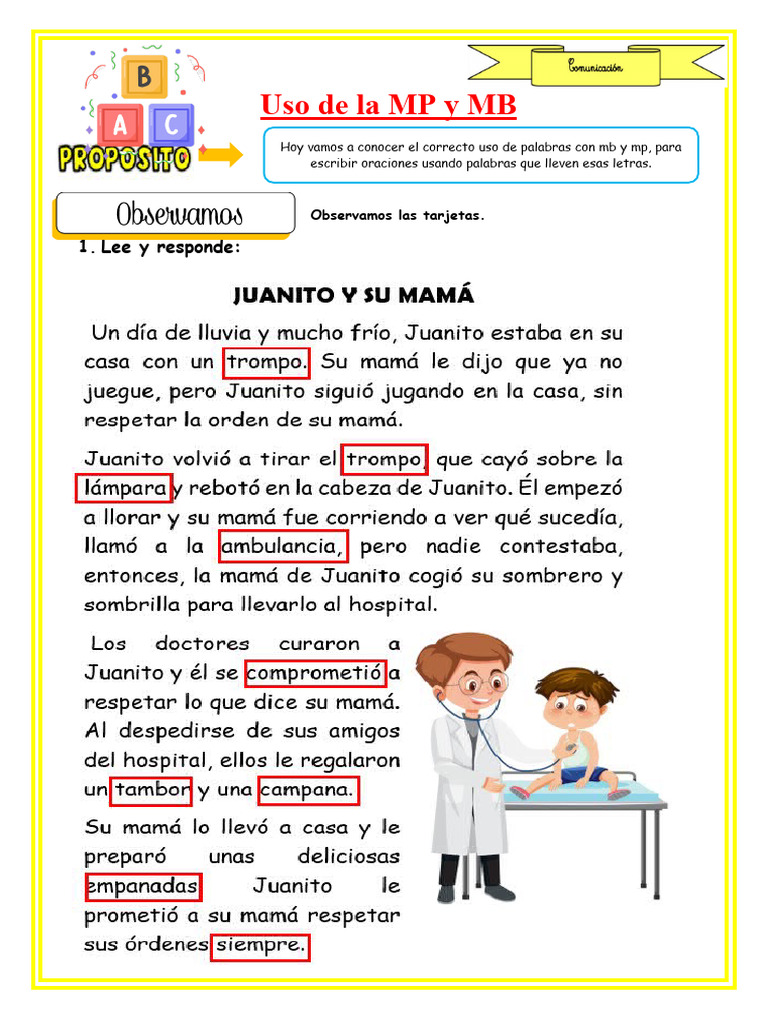 1 FICHA USO DE LA MB Y MP | PDF