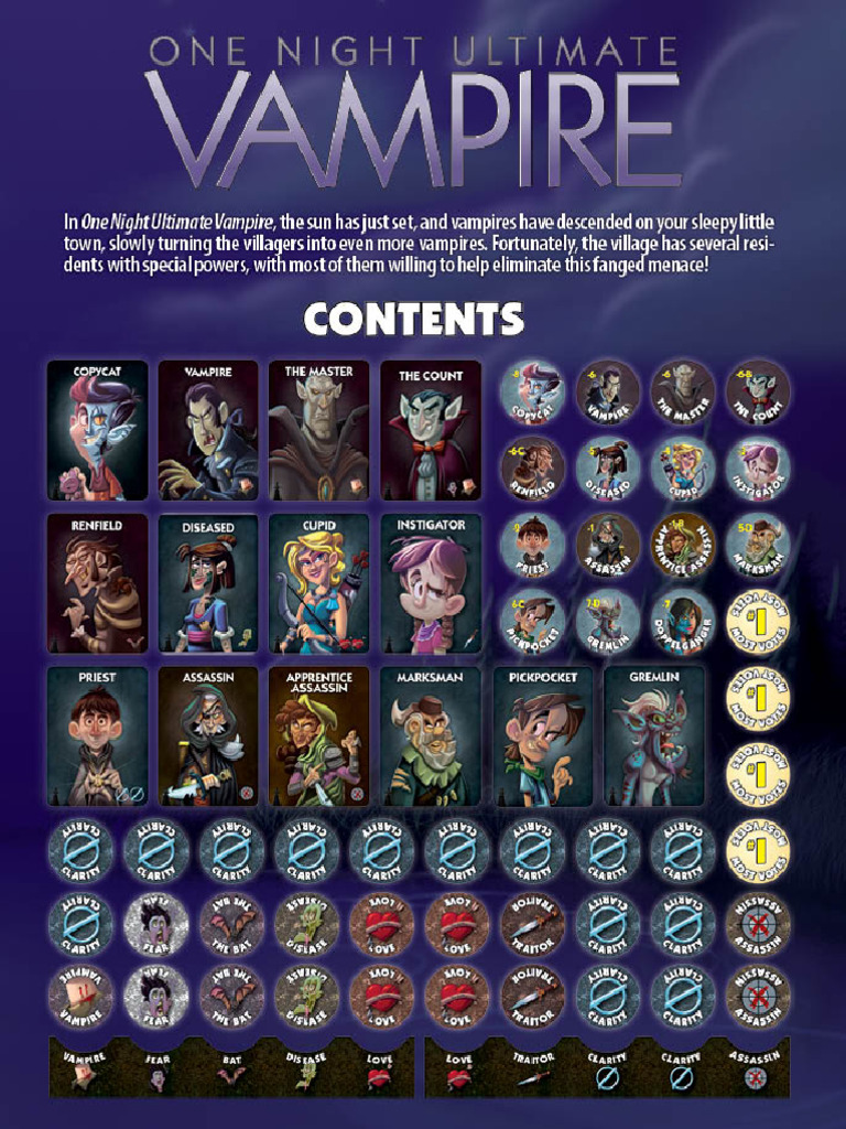 One Night Ultimate Vampire - Rules (ENG) | PDF