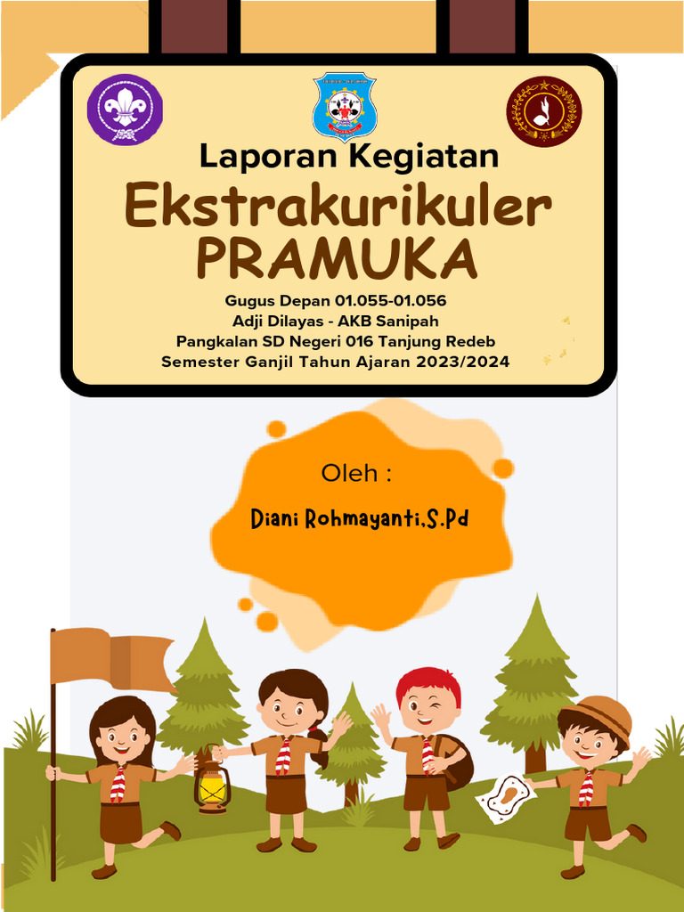 Laporan Kegiatan Pramuka SDN 016 Tanjung Redeb | PDF | Karier ...