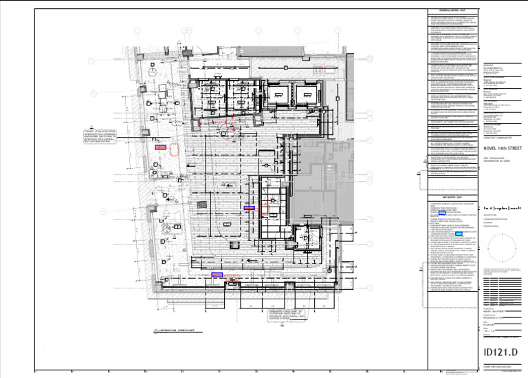Id121.D - Lighting Plan - Lobby & Cafe Rev.3 Markup 2 | PDF | Lighting ...
