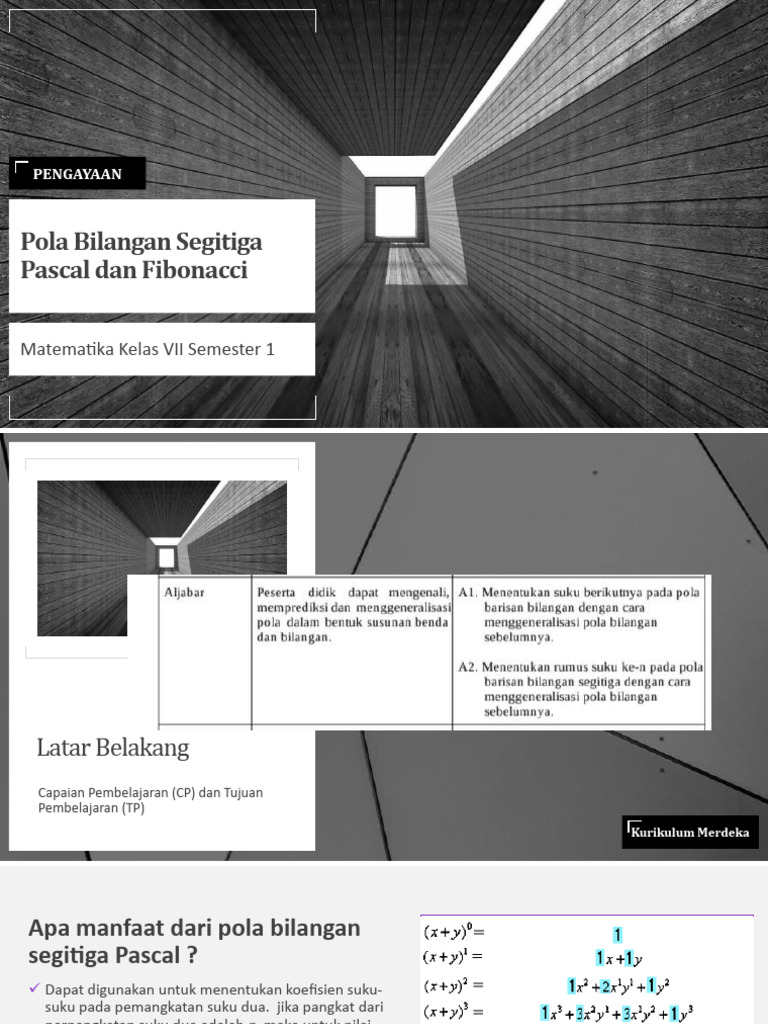 Pola Bilangan Segitiga Pascal Dan Fibonacci | PDF
