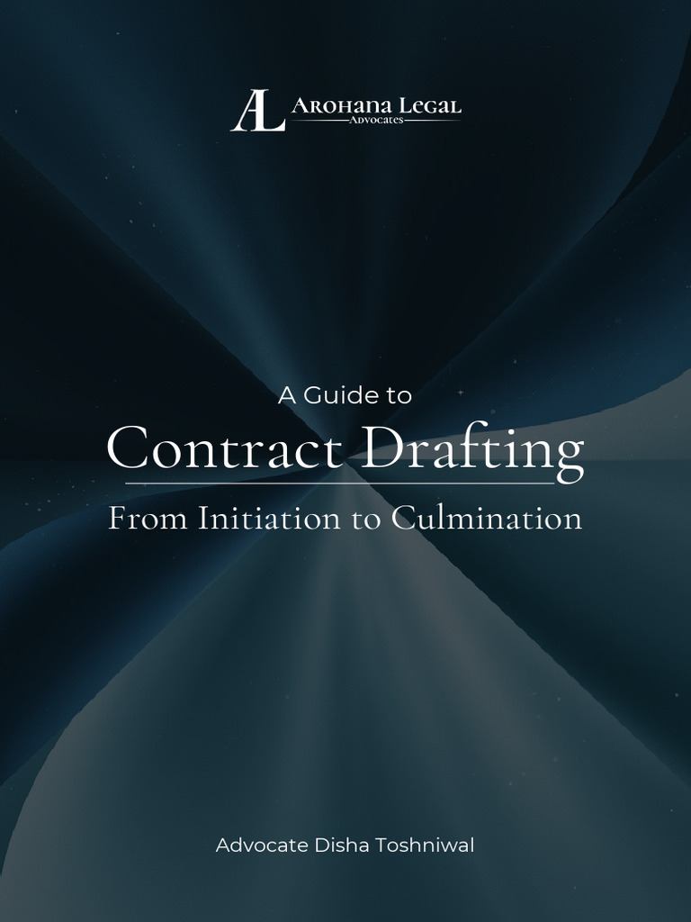 Guide For Contract Drafting | PDF | Arbitration | Indemnity