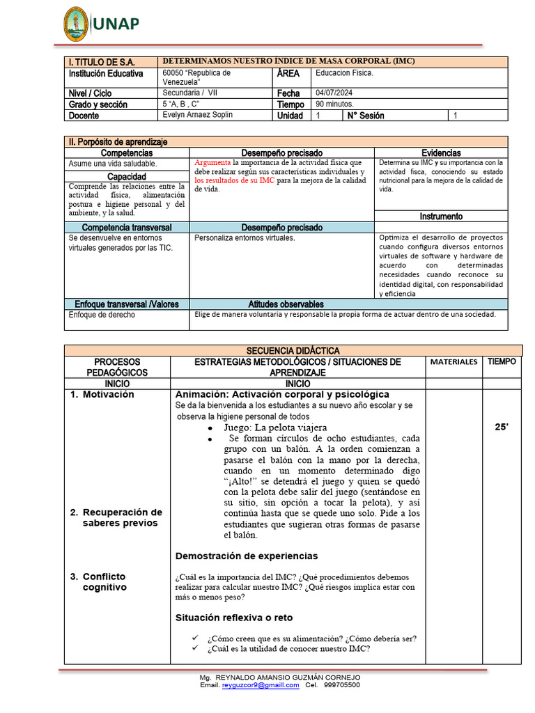 Sesion IMC. ARNAEZ | PDF | Índice de masa corporal | Obesidad