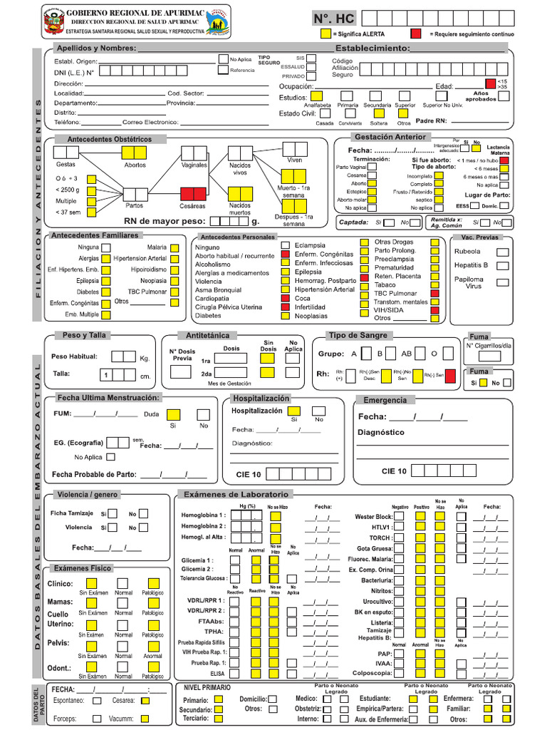 Guía de Atención Perinatal Apurímac | PDF | Parto | Infantes