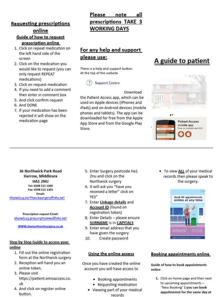 Patient Leaflet - Online Access | PDF | Google Play | Smartphone