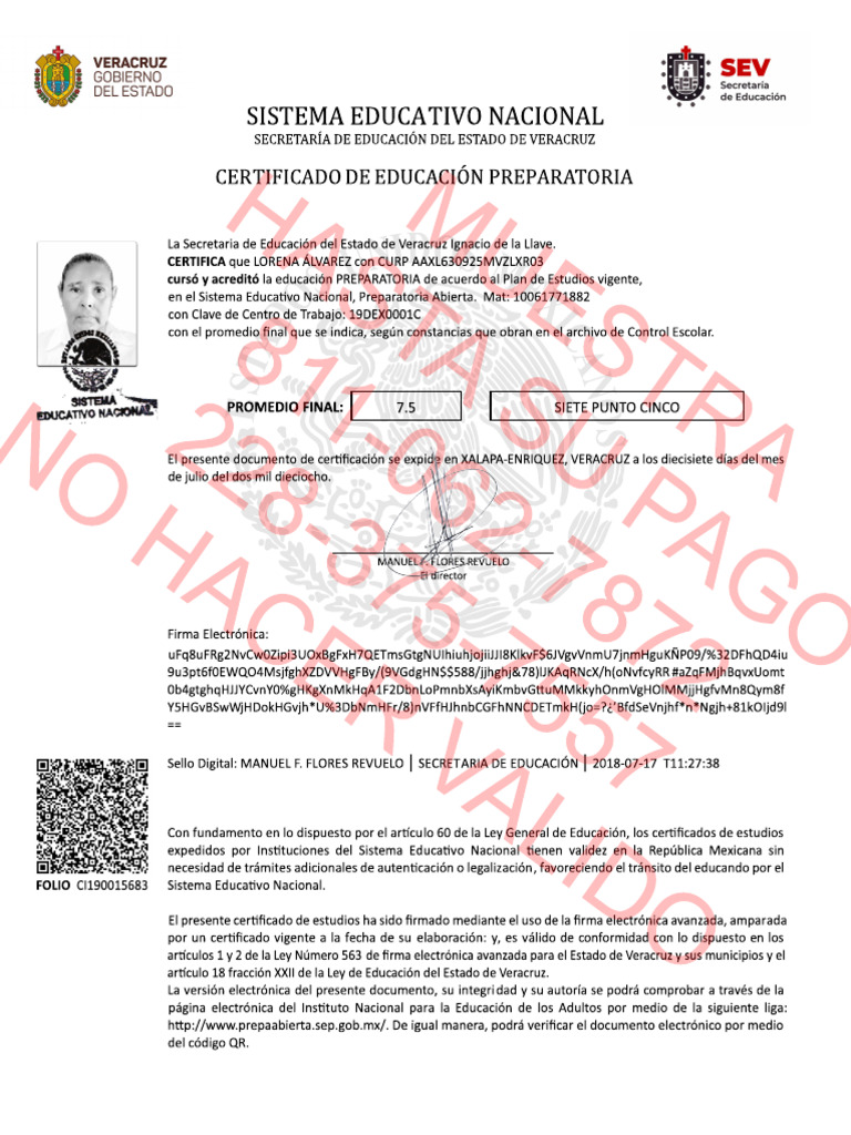 Lorena Alvarez-prepa Muestra | PDF