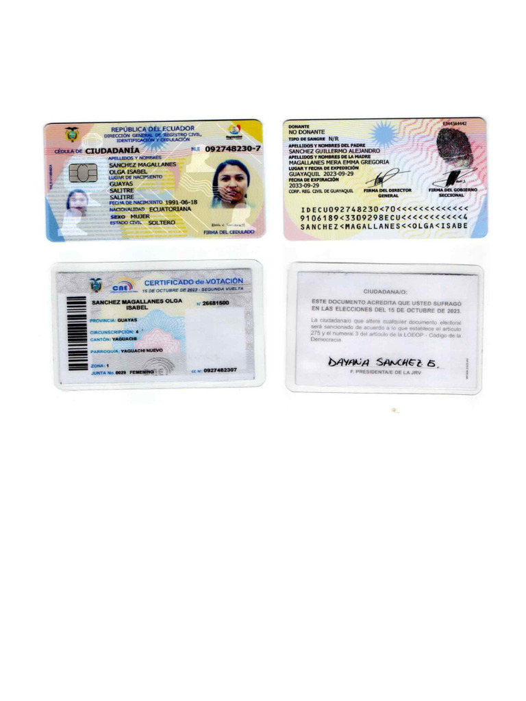 Documentos Personales | PDF