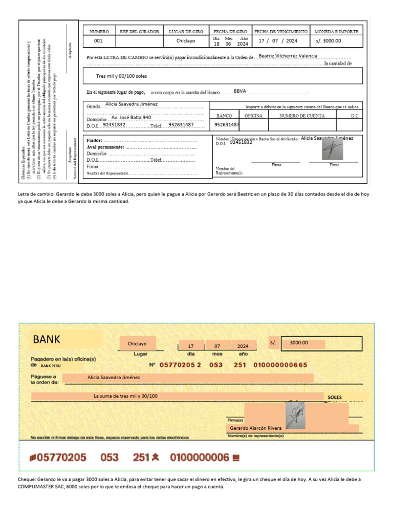 Modelo de Títulos Valores s13 | PDF