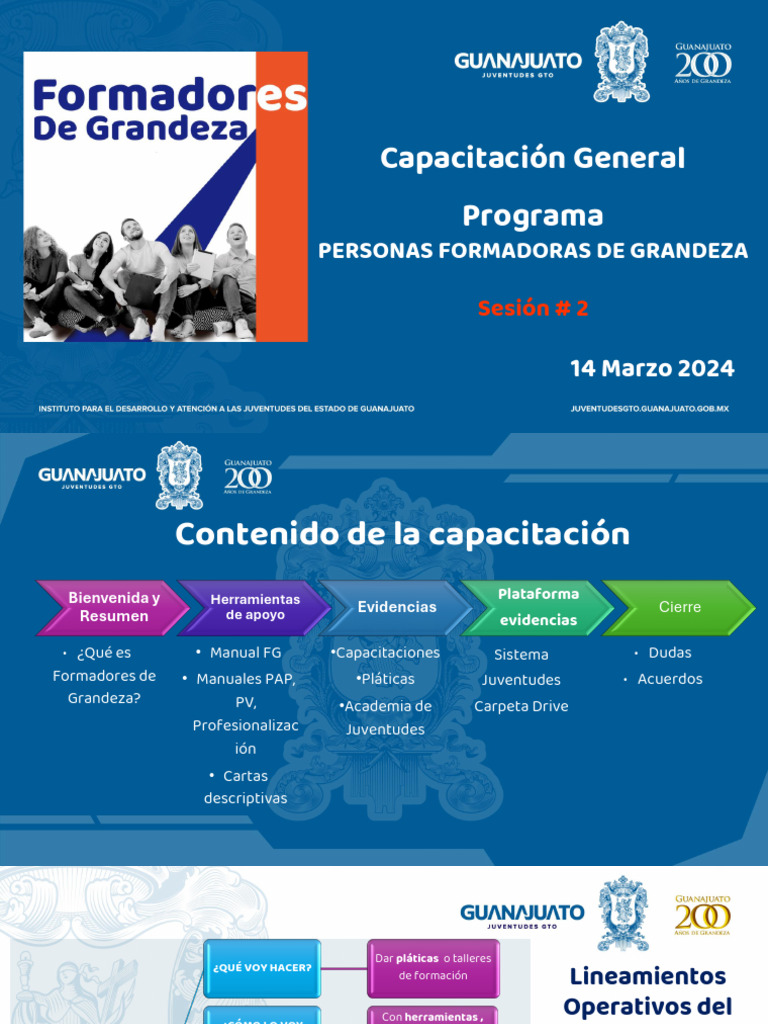 2da Sesión Capacitación FG 2024 | PDF