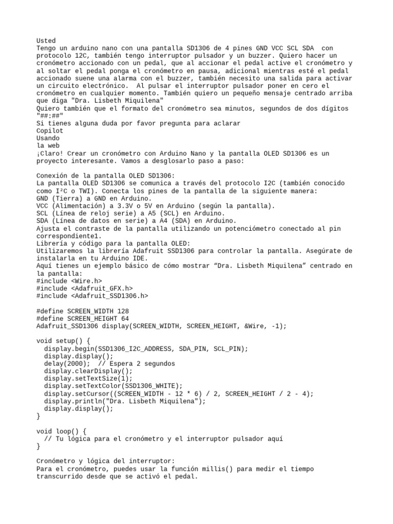 Proyecto Arduino Pdf Ingeniería Informática Ciencias De La Computación