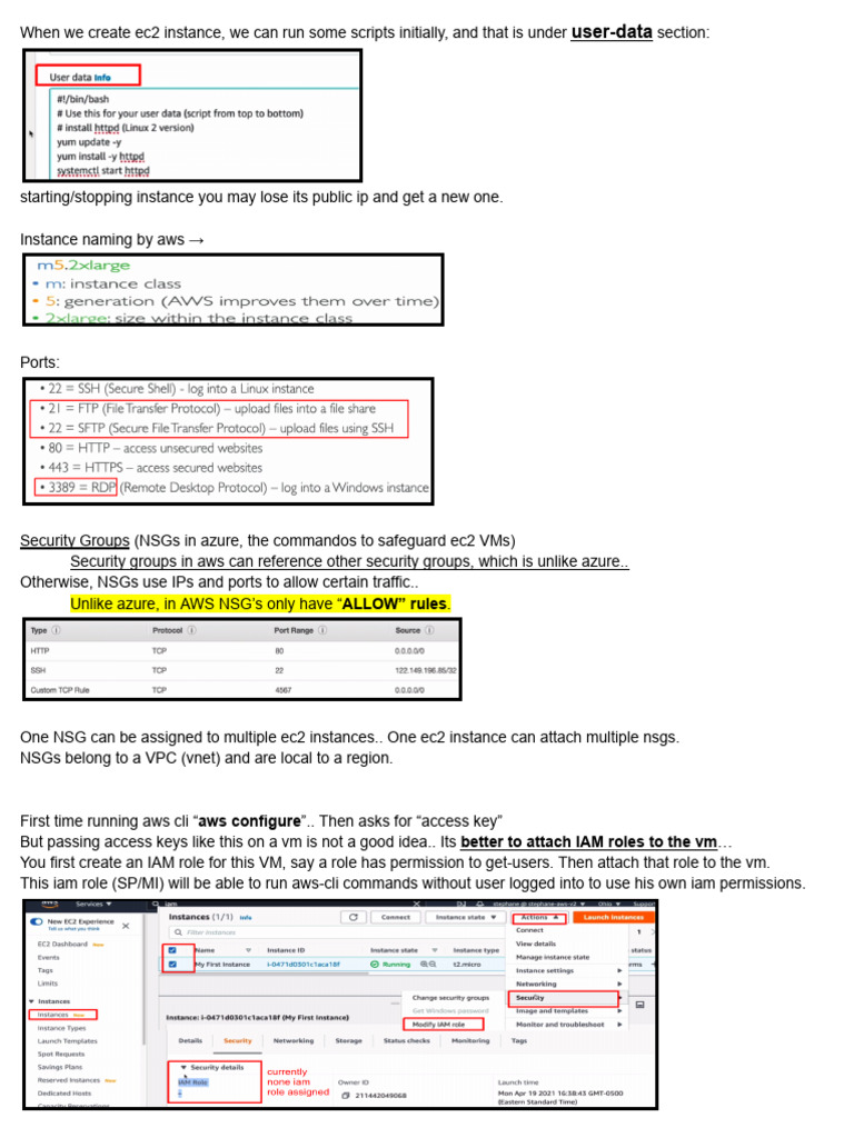 Aws Ec2 Pdf Computer Data Digital Technology