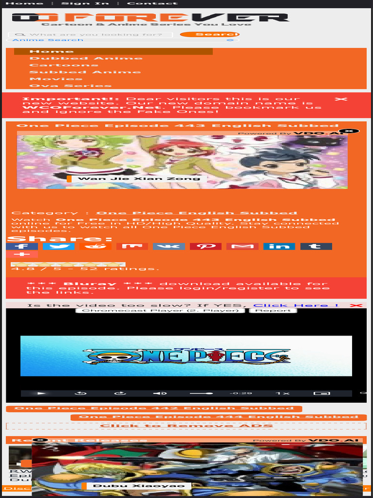 One Piece Episode 443 English Subbed - One Piece English Subbed | PDF
