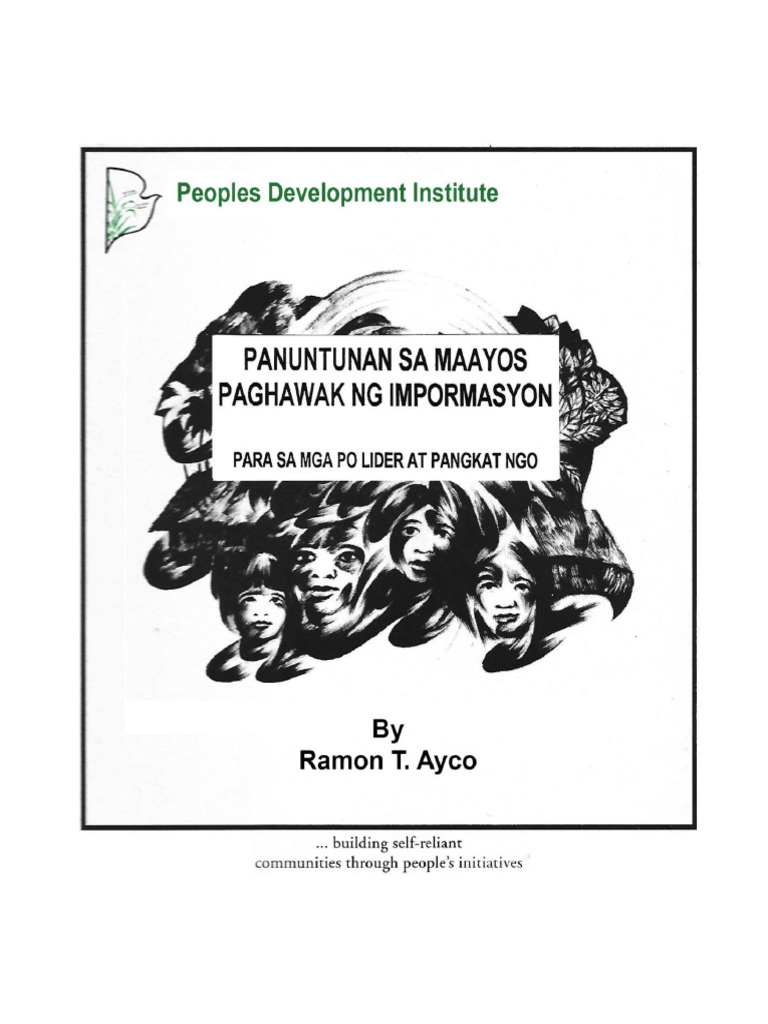 Panuntunan Sa Maayos Na Paghawak NG Impormasyon | PDF