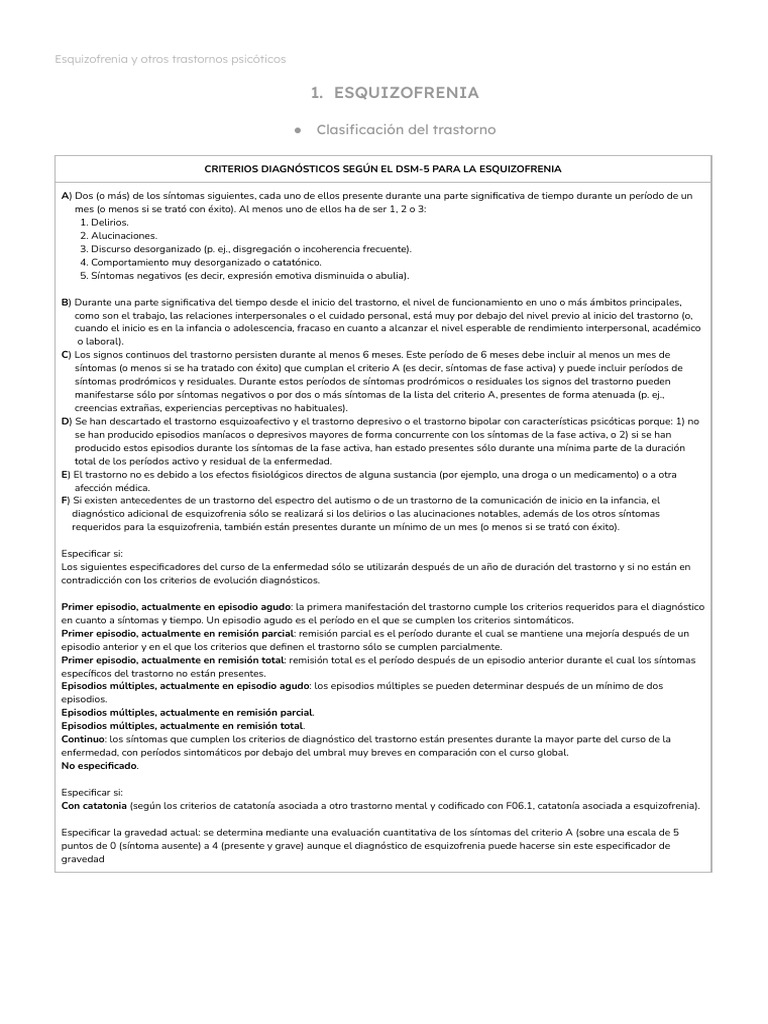 Wuolah Free Trastornos Psicoticos Gulag Free | PDF | Esquizofrenia | Psicosis