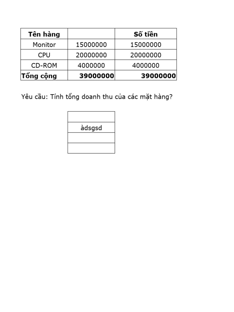 VD - Ham Excel | PDF