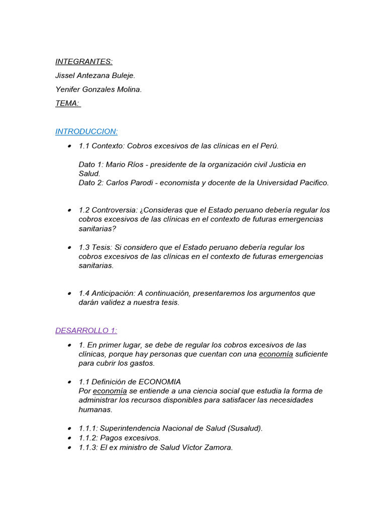 Esquema Semana 10 | PDF