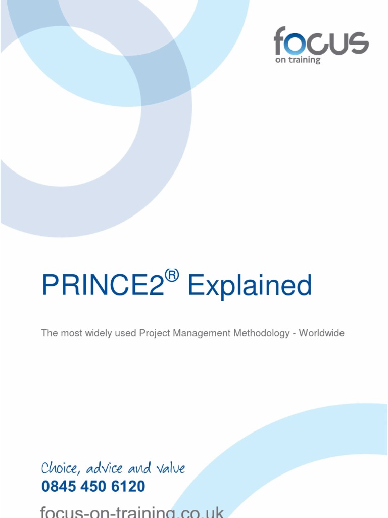 PRINCE2 Explained - Incl Prince2 Training & Qualifications | PDF ...